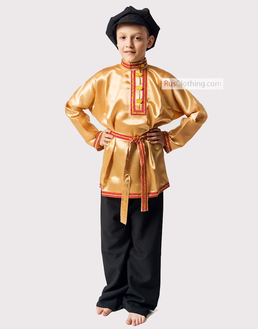 Chemise russe jaune | RusClothing.com