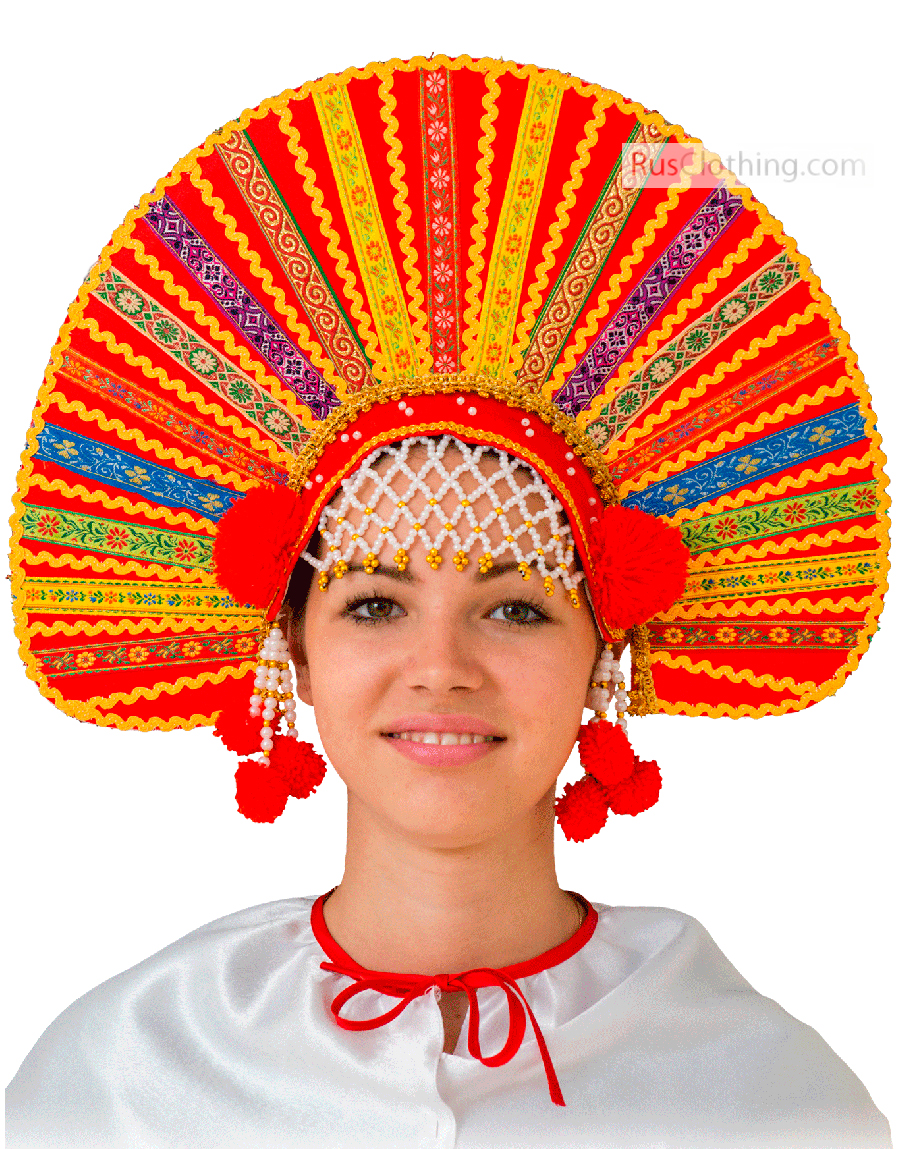 Russian headdress ''Snowflake '' | RusClothing.com