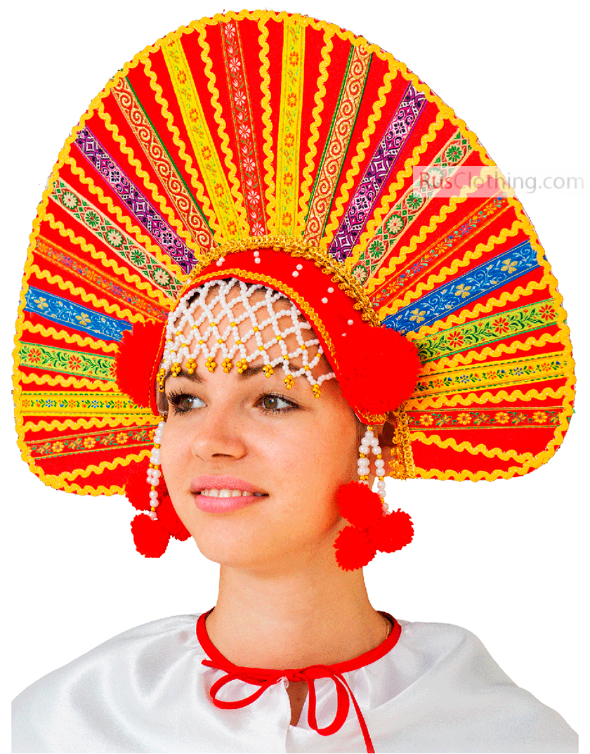 Russian headdress ''Snowflake '' | RusClothing.com